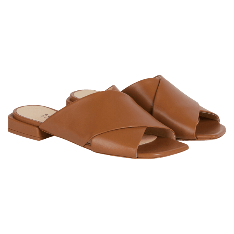 Furla Women's Cross Mule Sandals T.20 - Cognac – AUSOUTLET.com.au