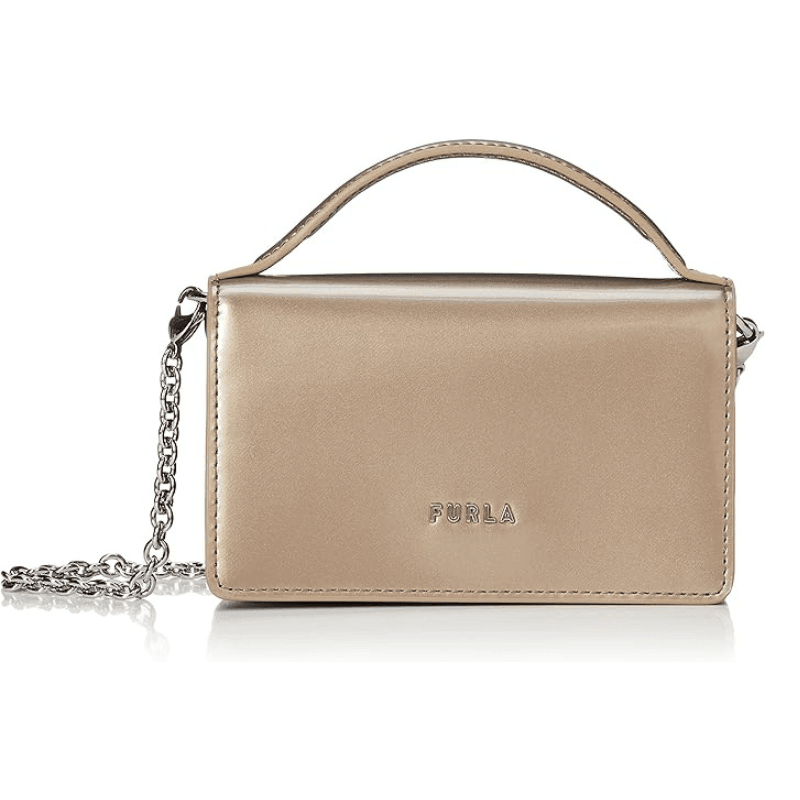 Furla Splendida Micro Crossbody Bag - Taupe Metal – AUSOUTLET.com.au