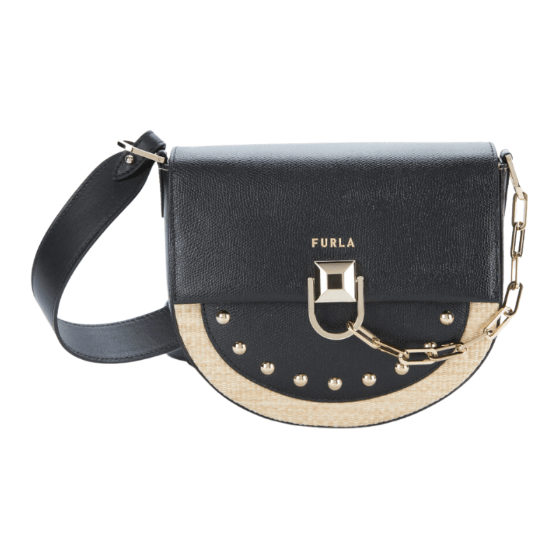 Furla Miss Mimi Mini Crossbody - Deserto + Nero – AUSOUTLET.com.au