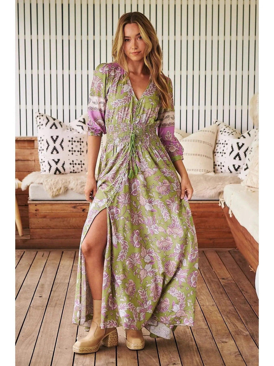 JAASE PLUS Kaffir Print Indiana Maxi Dress – AUSOUTLET.com.au