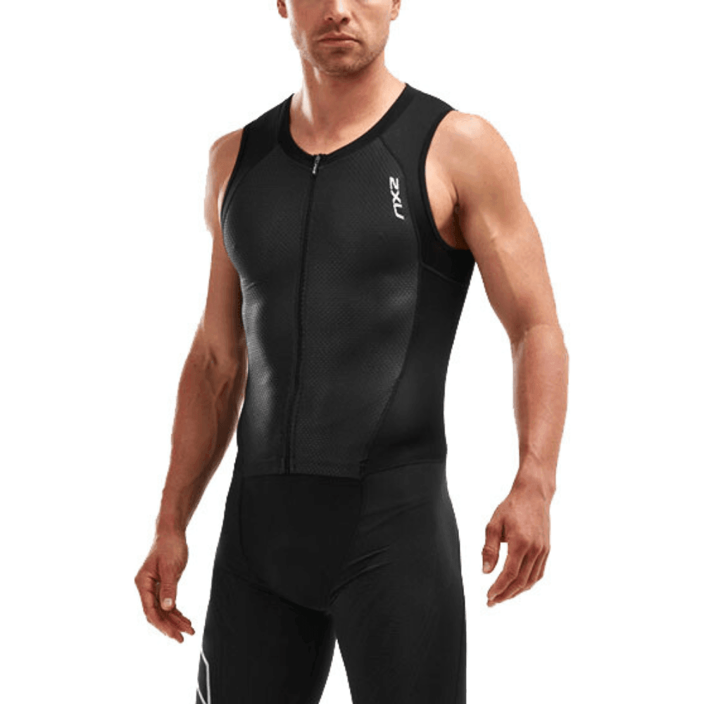 2XU Men's Compression Tri Singlet - Black – AUSOUTLET.com.au