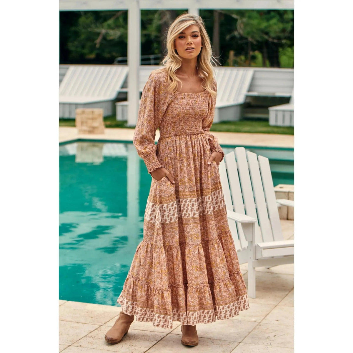 JAASE Pink Paisley Print Aquarius Maxi Dress – AUSOUTLET.com.au